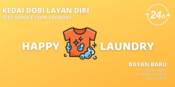 Happy Laundry Penang | Self-Service Laundry in Bayan Baru